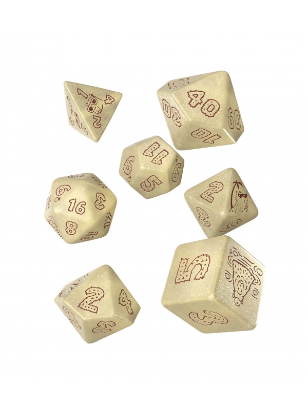 Set de Dados D4 Capybara: Sleepie - Q Workshop . Distribuidor España.