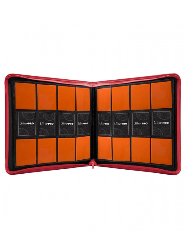 Binder Zippered (12 Bolsillos) Rojo - Ultra Pro . Distribuidor España.