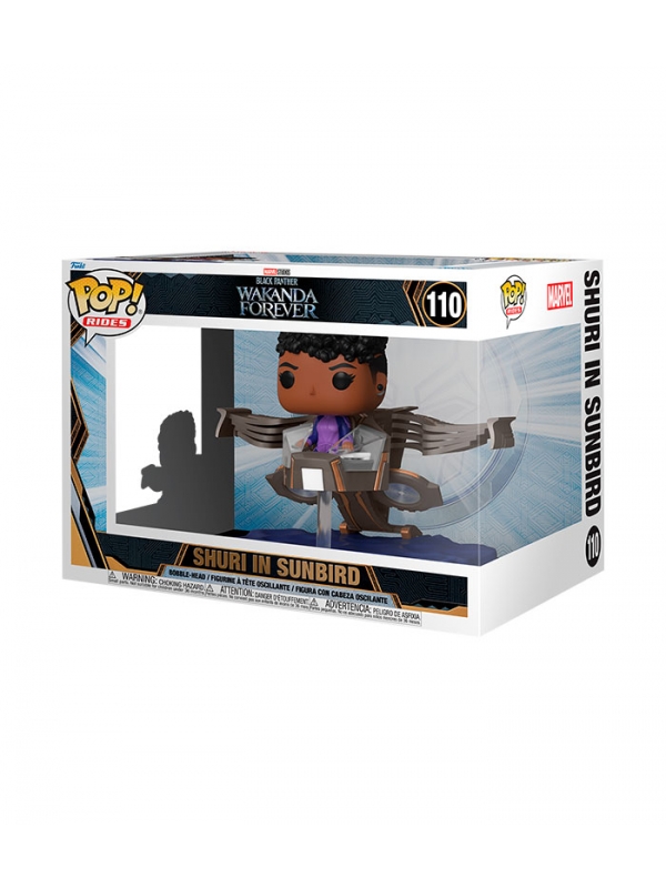 Funko POP! Ride Shuri in Sunbird Black Panther Wakanda Forever Marvel ...