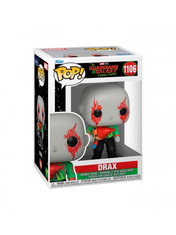 Funko POP! GOTG HS- Drax Marvel. Distribuidor España.