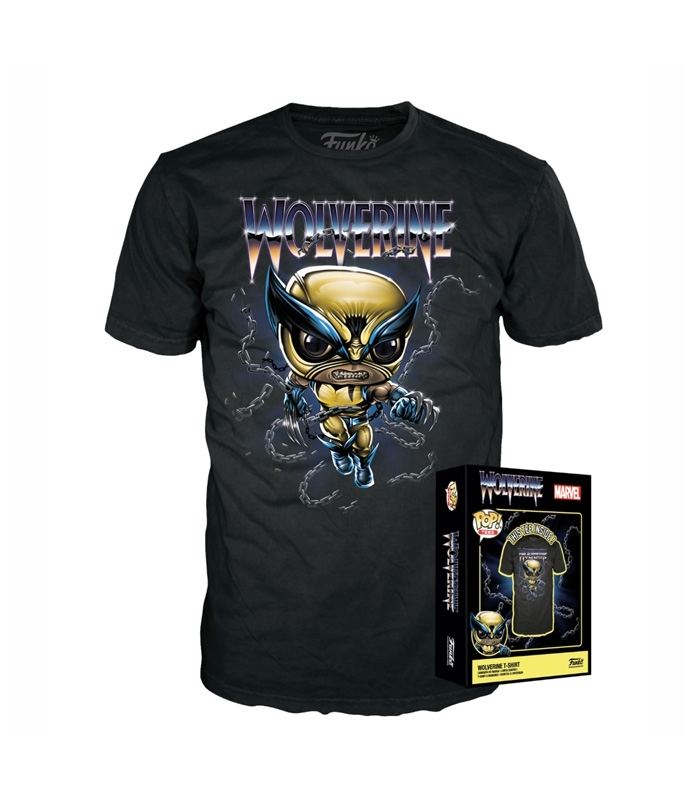 Funko Boxed Tee L Marvel: Wolverine - Marvel. Distribuidor España.