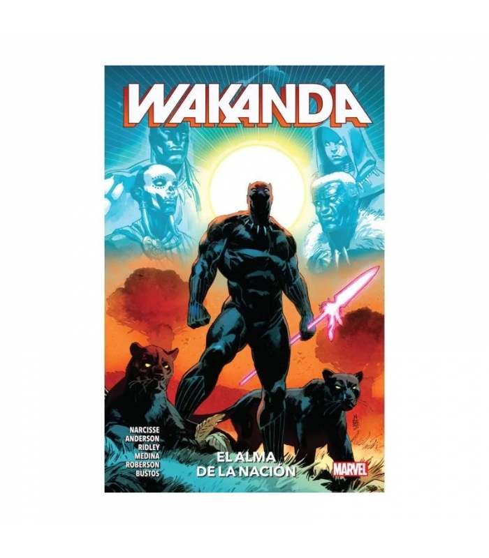 CÓMIC 100% MARVEL WAKANDA, EL ALMA DE LA NACION de Panini. Distribuidor ...