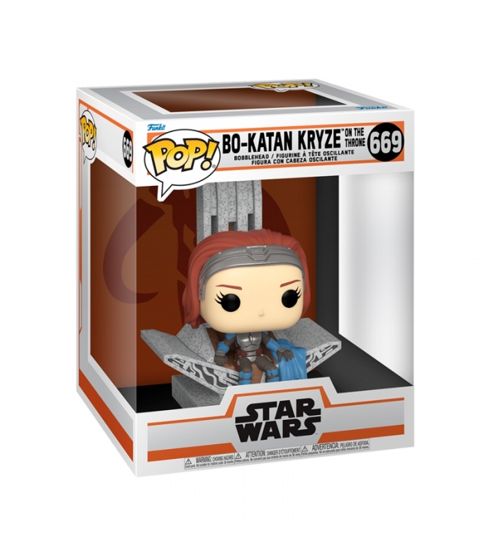 Funko Pop! Deluxe MND S9- Bo-Katan w/Throne - Star Wars. Distribuidor ...
