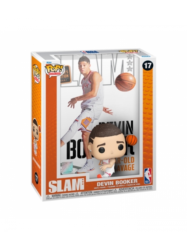 Funko Pop! Cover Slam – Devin Booker - NBA. Distribuidor España.