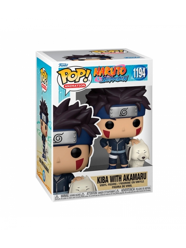 Funko Pop! Vinyl Kiba w/Akamaru - Naruto. Distribuidor España.