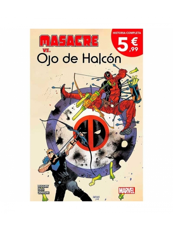 MASACRE VS. N.5 OJO DE HALCÓN Marvel de Panini. Distribuidor España.