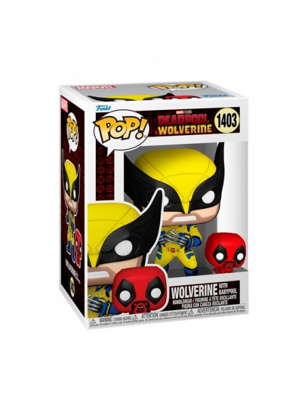 Funko Pop! Vinyl Deadpool 3 S2- Wolverine w/ Babypool - Deadpool ...