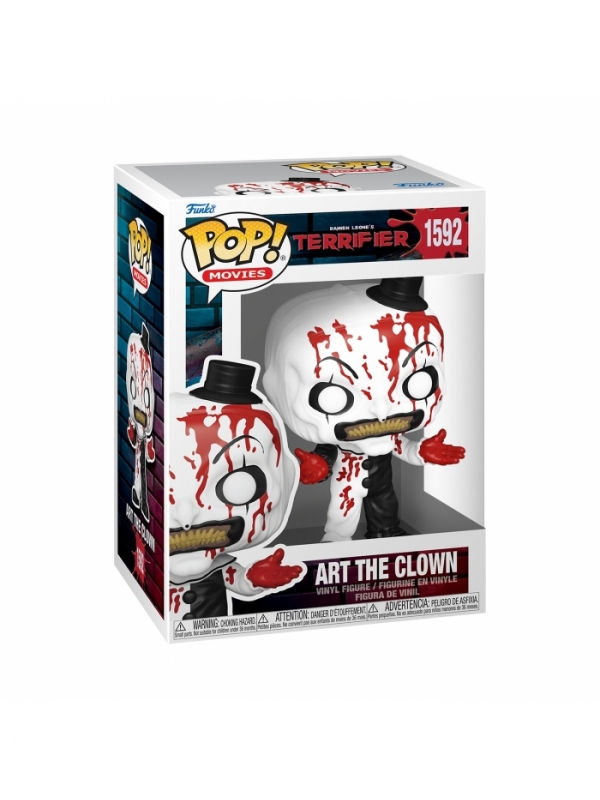 Funko Pop! Vinyl Art the clown (bloody) - Terrifier. Distribuidor España.