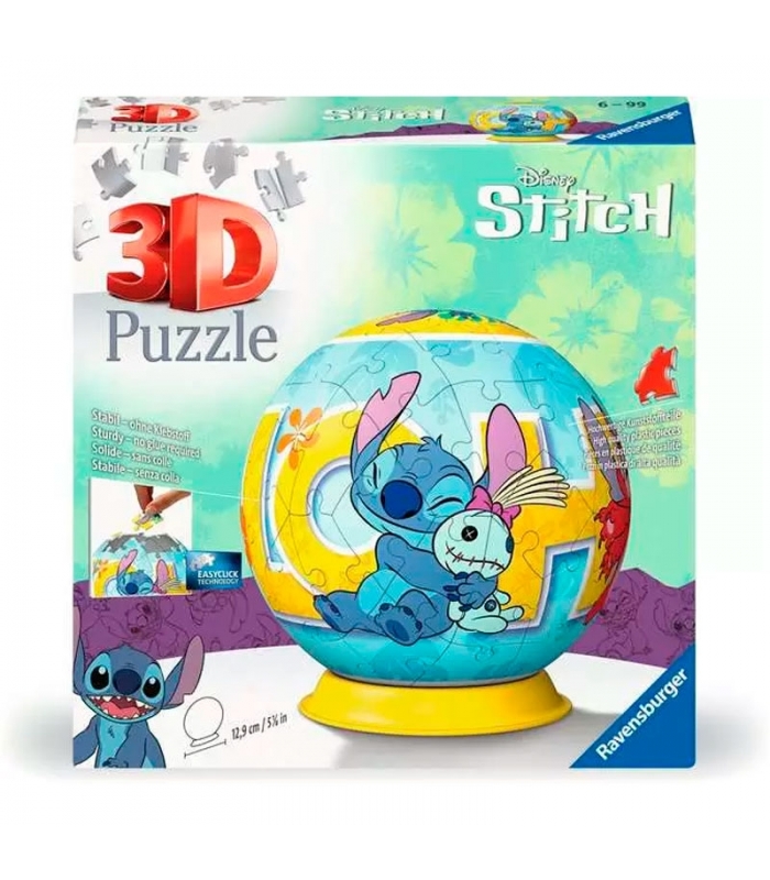 Puzzles Disney Stitch 3D de Ravensburger. Distribuidor.