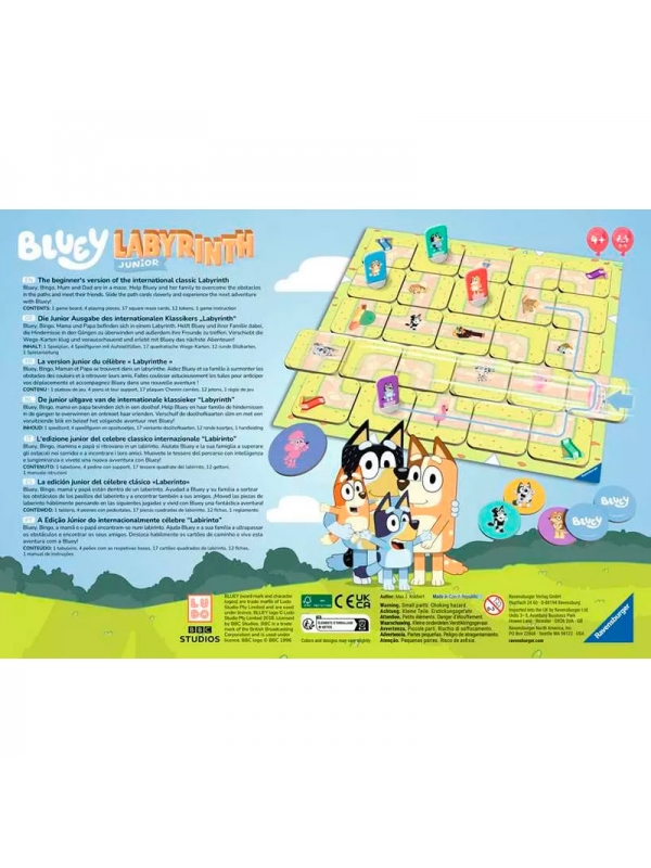 Lego Bluey De Ravensburger - 64 Tarjetas, Para Niños Desde 3 Años Juego ...