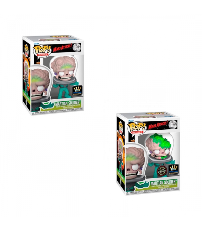 Funko Pop! Case 5+1 Chase (Exc) Martian soldier with brain - Mars ...