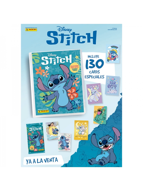 Cartón (Álbum + 4 Sobres) Stitch Disney TC de Panini Cromos ...