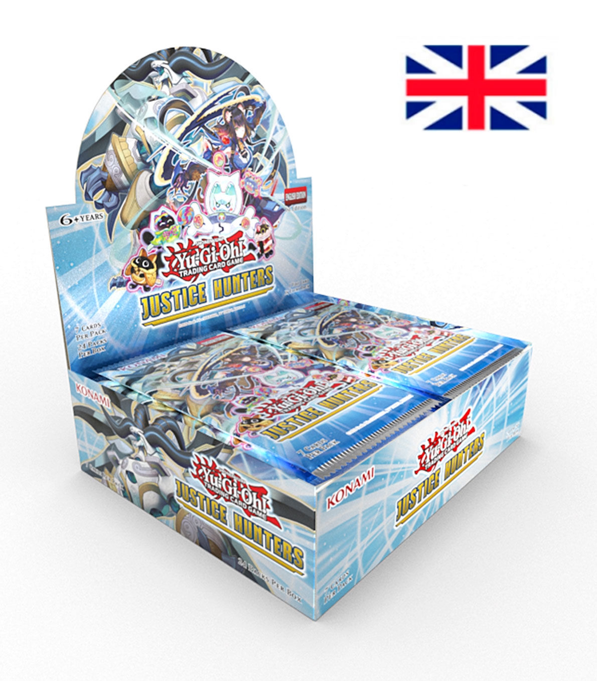 Booster Box Display (24 unidades) Justice Hunters Inglés - Yu-Gi-Oh ...
