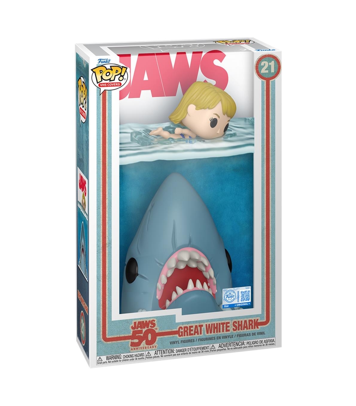 Funko POP! Comic Cover Great White Shark - Jaws. Distribuidor España.