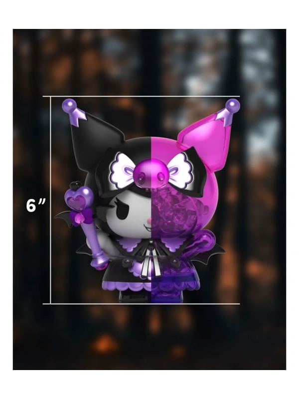 Figura Kandy: Sanrio Kuromi Spooky Fun Series de Mighty Jaxx.