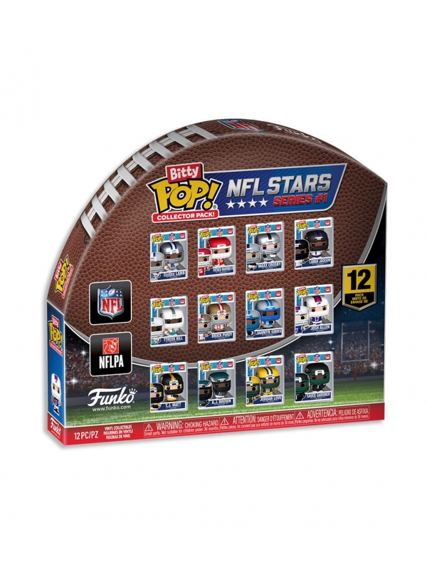 Funko Bitty POP! 12-Pack NFL Stars Series 1. Distribuidor España.