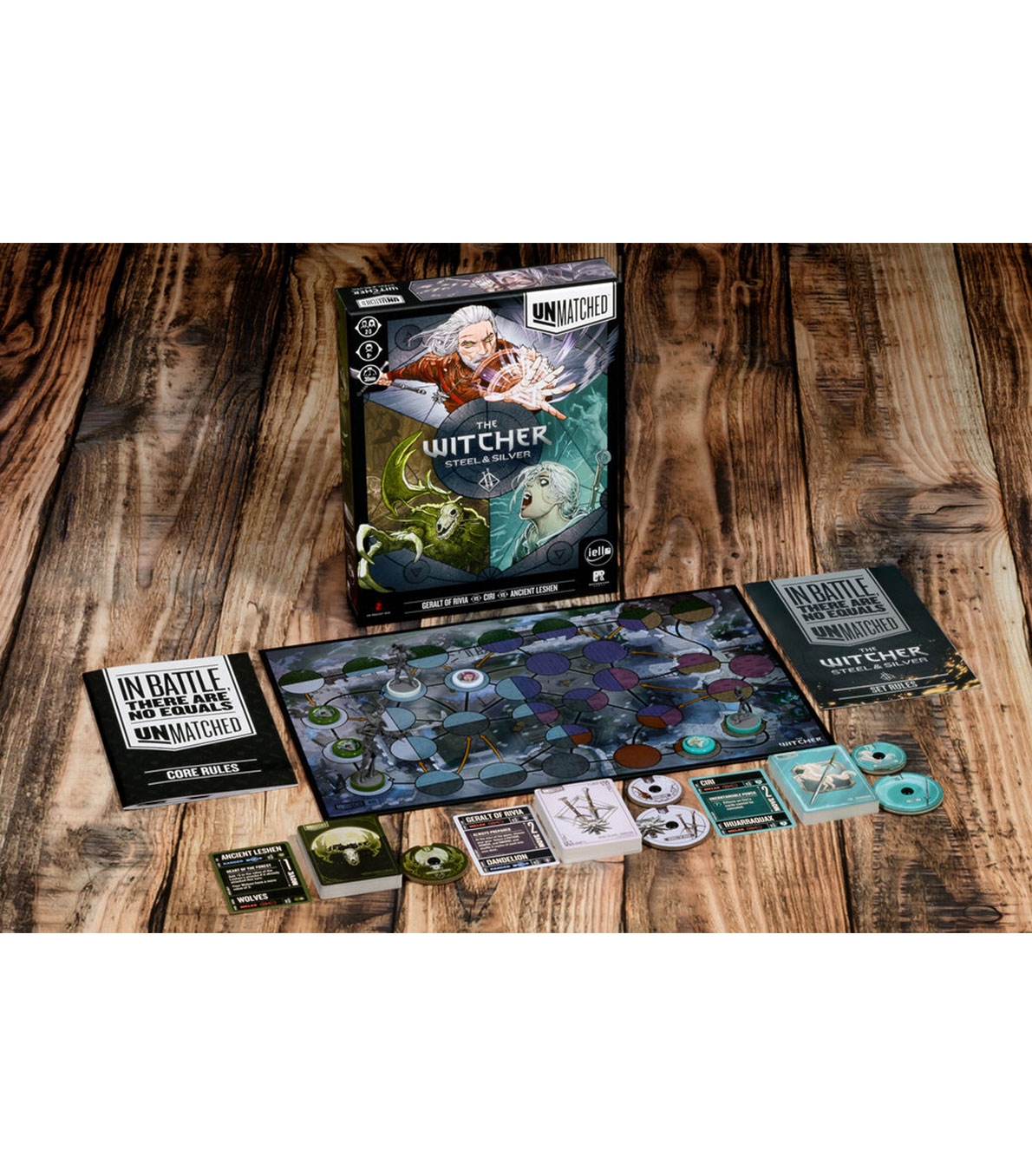 Unmatched The Witcher: Steel & Silver Juego de mesa Tcg Factory ...