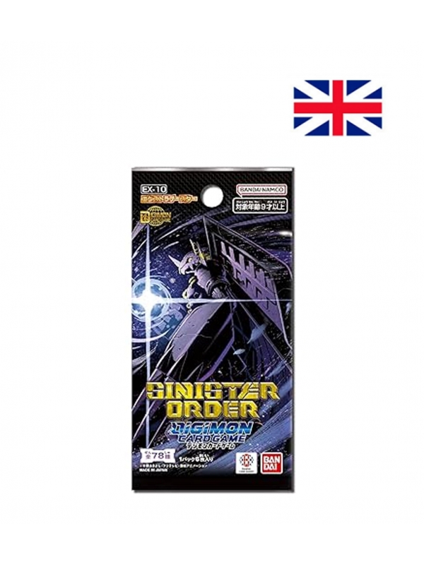 Sinister Order EX10 Extra Booster Display (24 Packs) Digimon TCG. Distribuidor España.