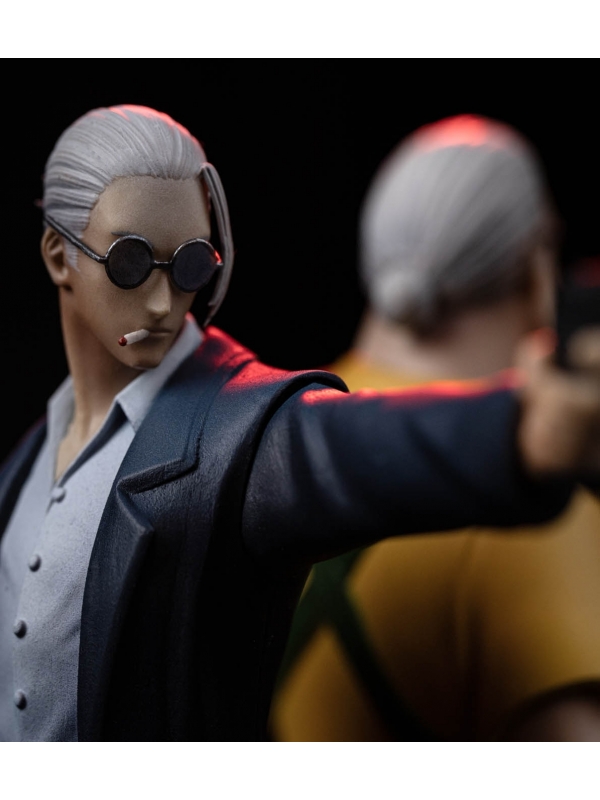 Figuras Taro Sakamoto Deluxe (21 cm) de Iron Studios. Distribuidor.