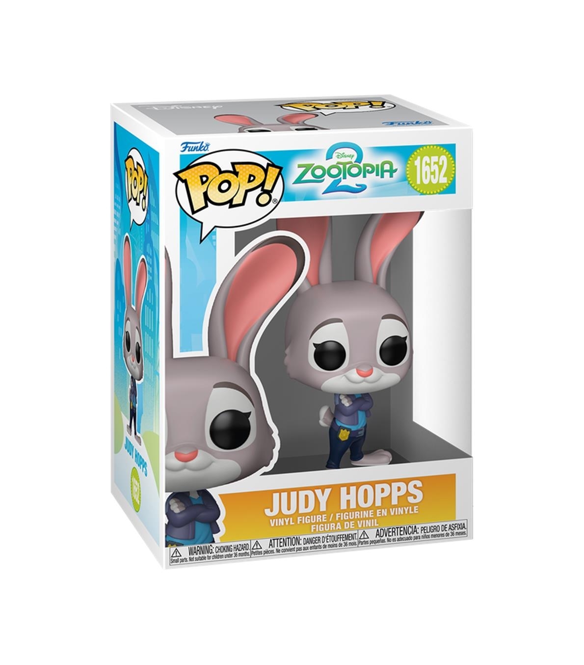 Funko POP! Vinyl Judy Hopps Zootopia - Disney. Distribuidor España.