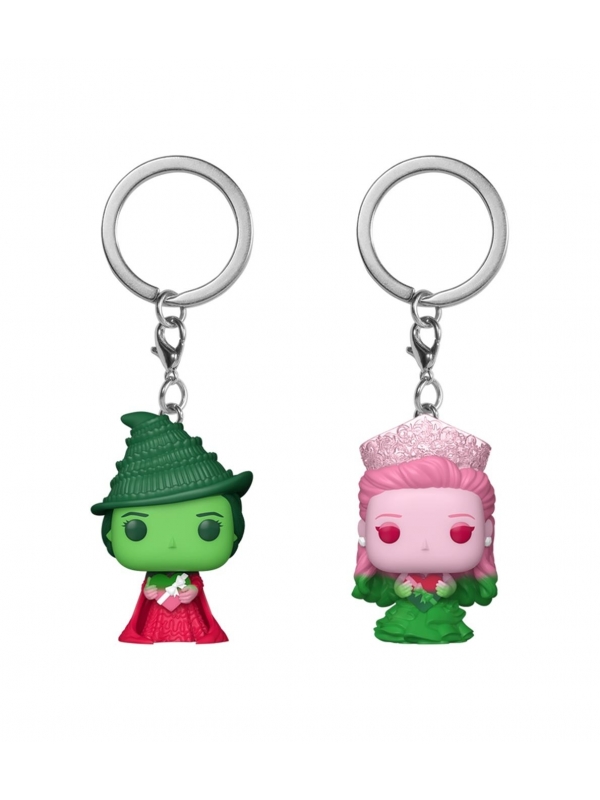 Funko POP! Keychain 2-Pack Elphaba Thropp & Glinda Upland (Ombre ...