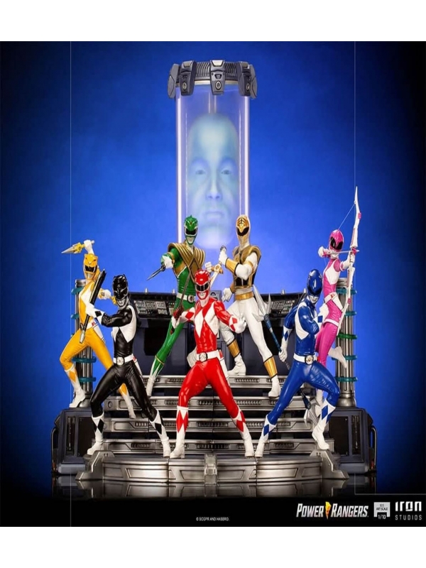 Figuras Black Ranger de Iron Studios. Distribuidor.