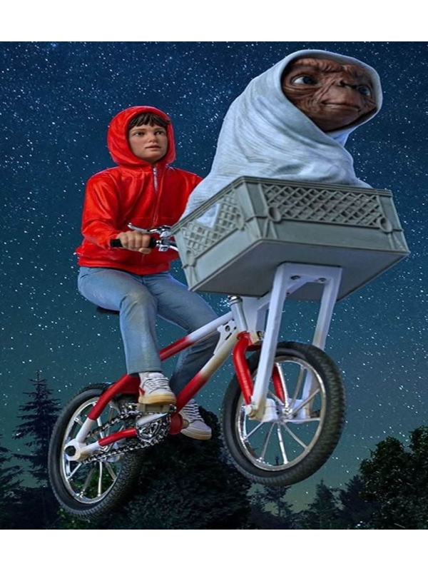 Figuras E.T. & Elliot (24 cm) de Iron Studios. Distribuidor.