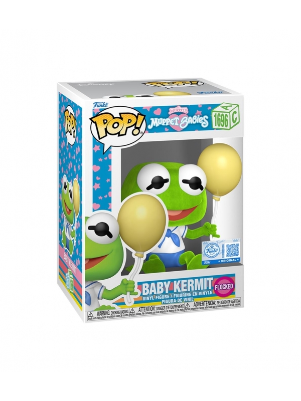 Funko POP! Vinyl (Exc) Baby Kermit (Flocked) The Muppets - Disney ...