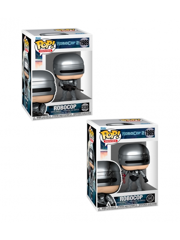 Funko POP! Case 5+1 Chase Robocop (Metallic) - Robocop. Distribuidor ...