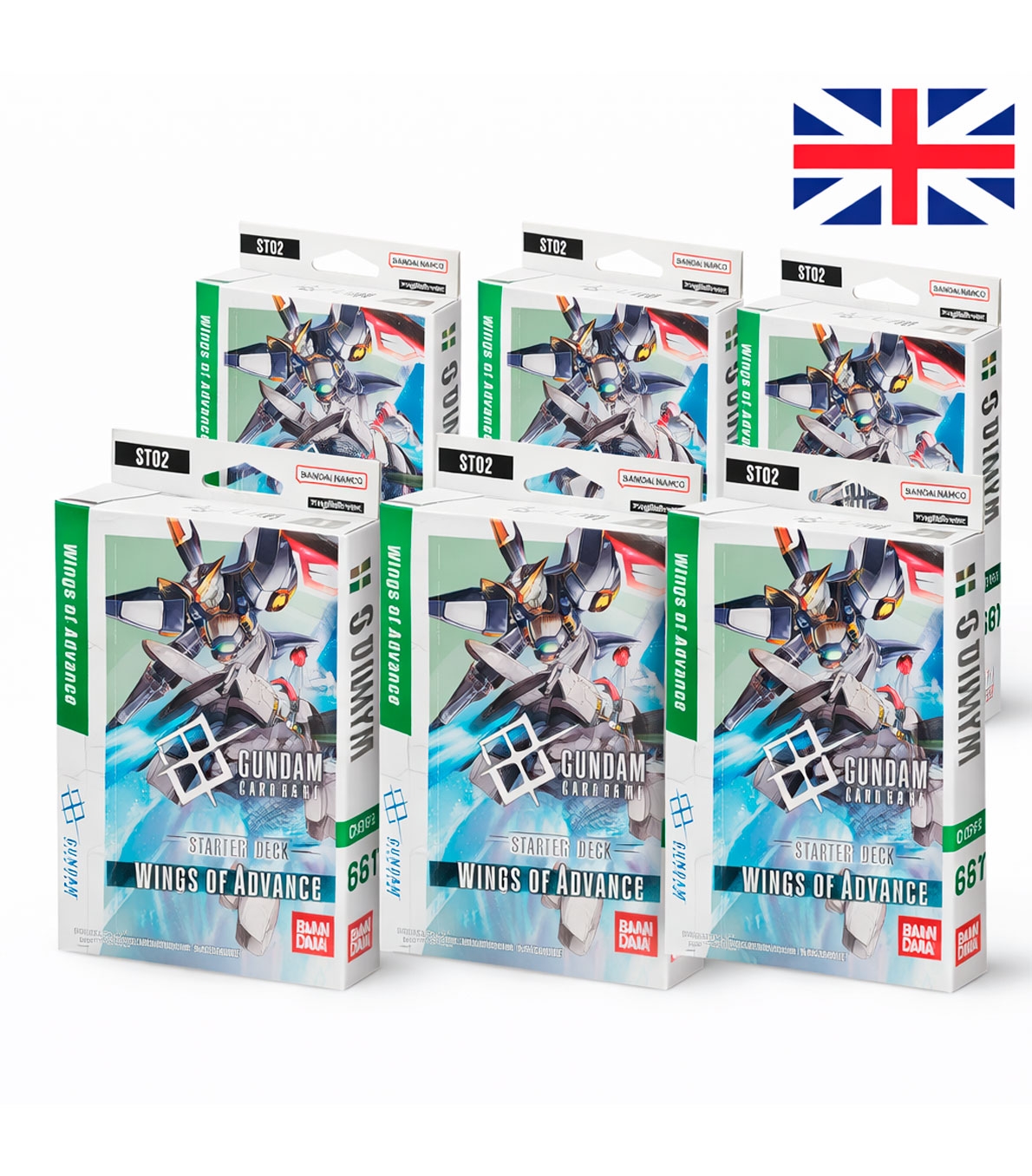 Starter Deck Display ST-02 (6 unidades) Inglés - Gundam Card Game ...