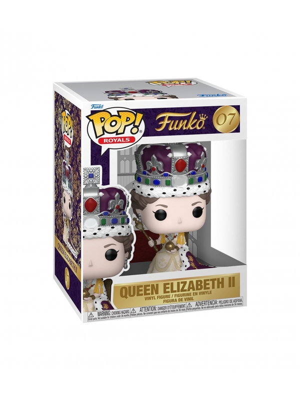 Funko POP! Premium Queen Elizabeth II (Coronation) - Reina Isabel II ...