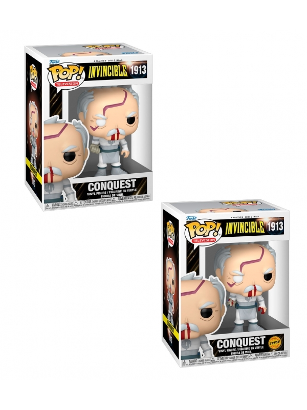 Funko POP! Case 5+1 Chase Conquest - Invincible. Distribuidor España.